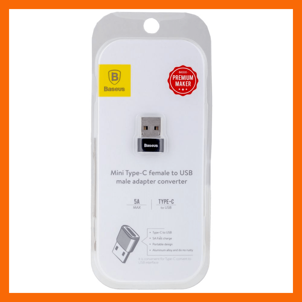 Купити Usb Перехідник Baseus Type C To Usb Caaotg чорного кольору ціна