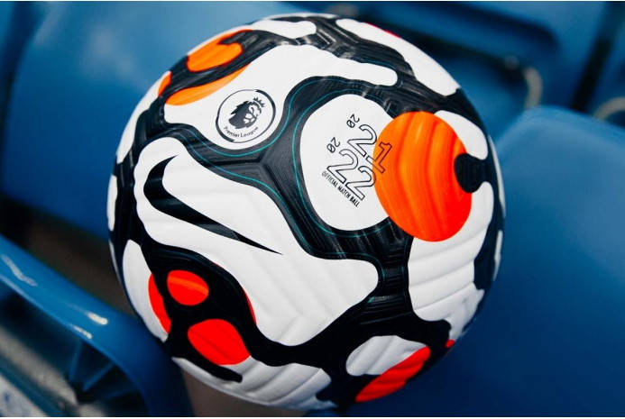 Футбольный мяч Nike Premier League Flight найк премьер лига белый флайт ...