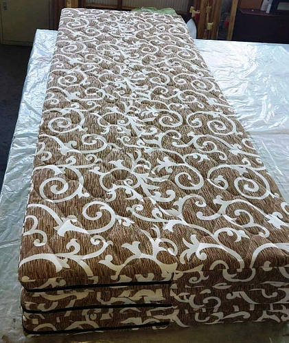 Матрас поролон 190 х 80 х 5 см чехол поликоттон стеганый на синтепоне ...