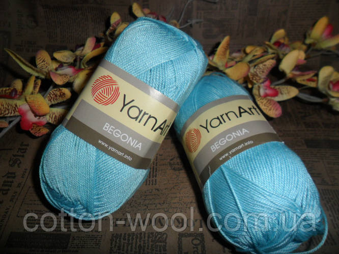 Yarnart Begonia (Ярнарт Бегония) 5353 бирюза (ID#257988643), цена: 507 ...