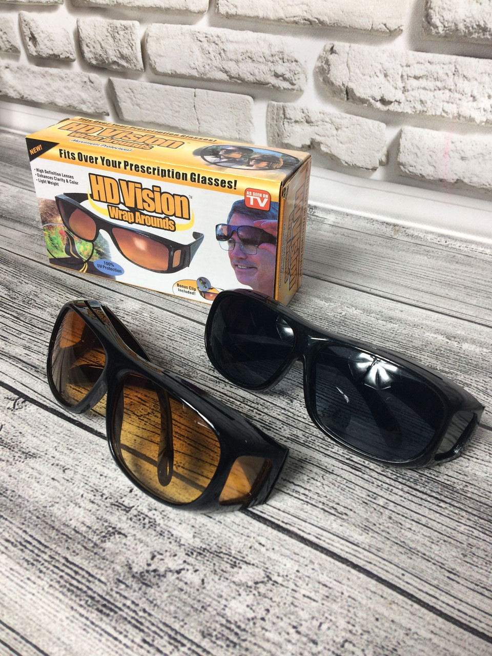 Окуляри HD Vision для поліпшення видимості вдень і вночі 2в1! BEST ...