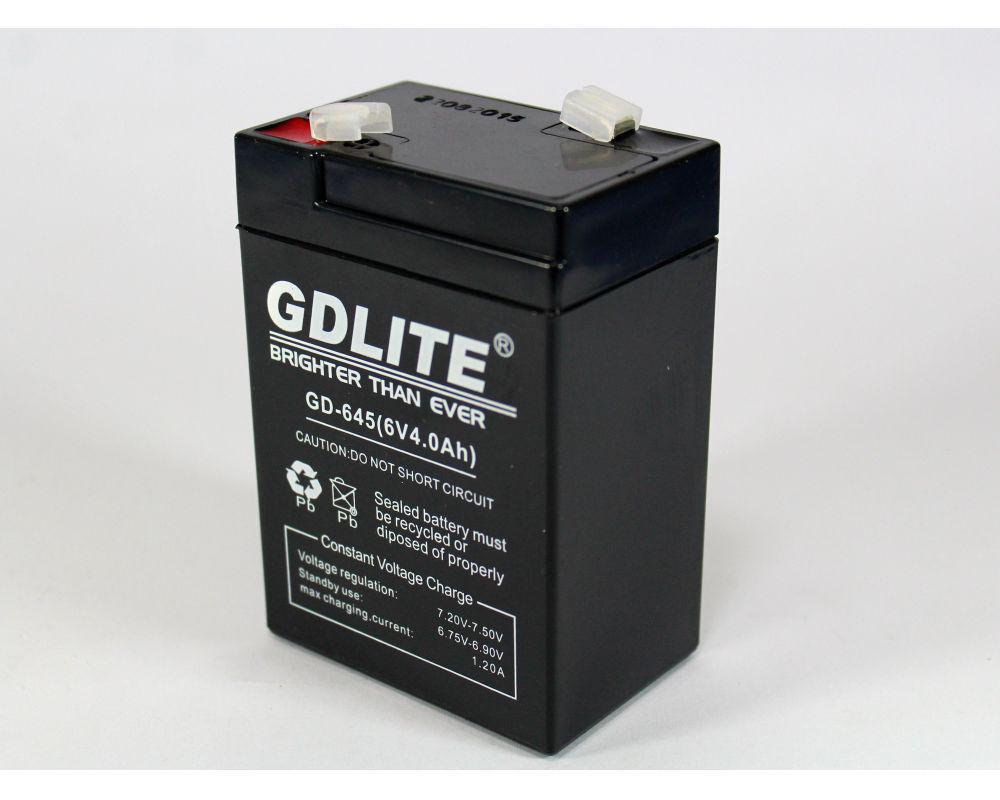 Акумулятор батарея BATTERY GDLITE GD-645 6V 4A Зелений GD LITE! BEST ...