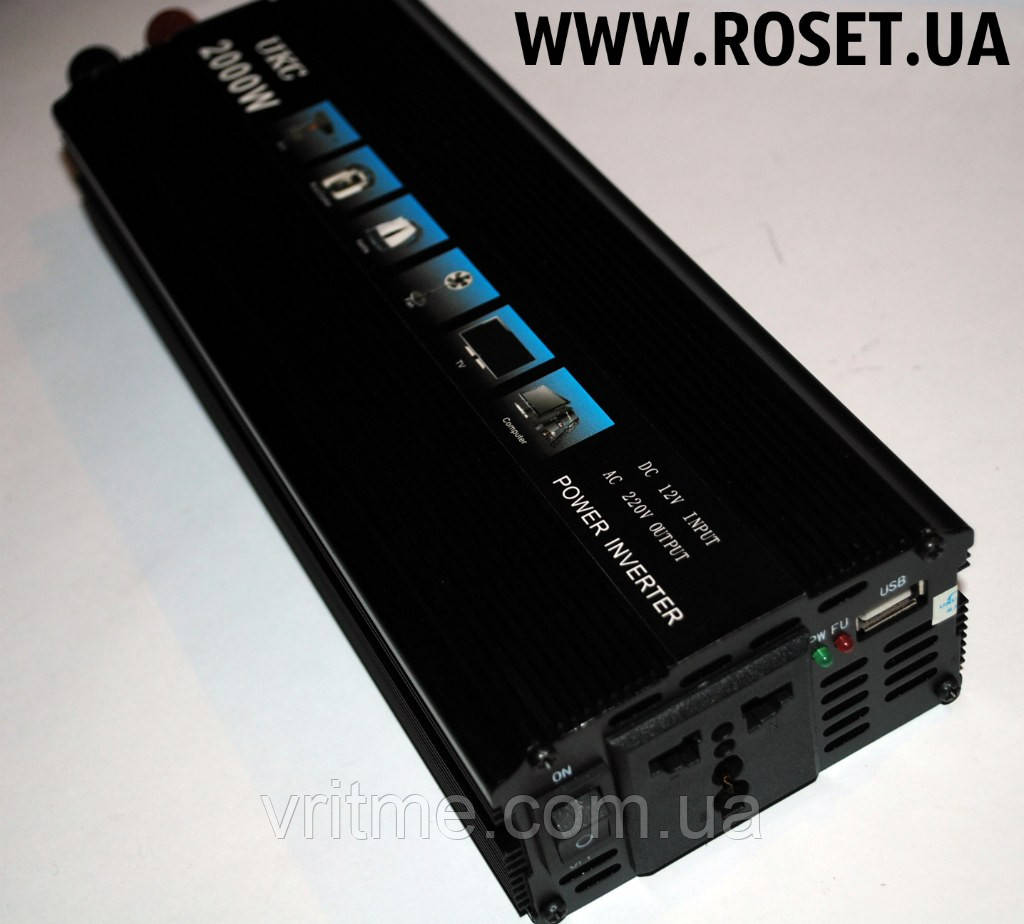 Инвертор преобразователь напряжения - UKC Inverter I-Power SSK 2000W (12V - 220V): продажа, цена ...