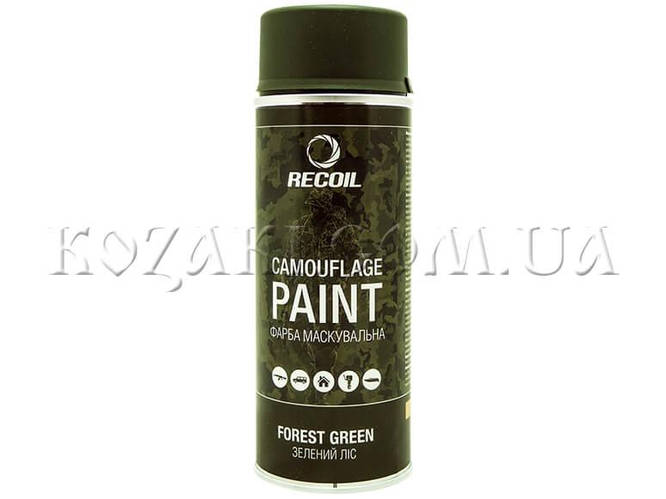 Краска для оружия RECOIL Camouflage Paint зеленый лес, цена 270 грн ...