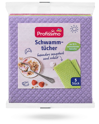 Купить Салфетки для уборки целлюлозные Denkmit Profissimo 5 шт, цена 85 ...
