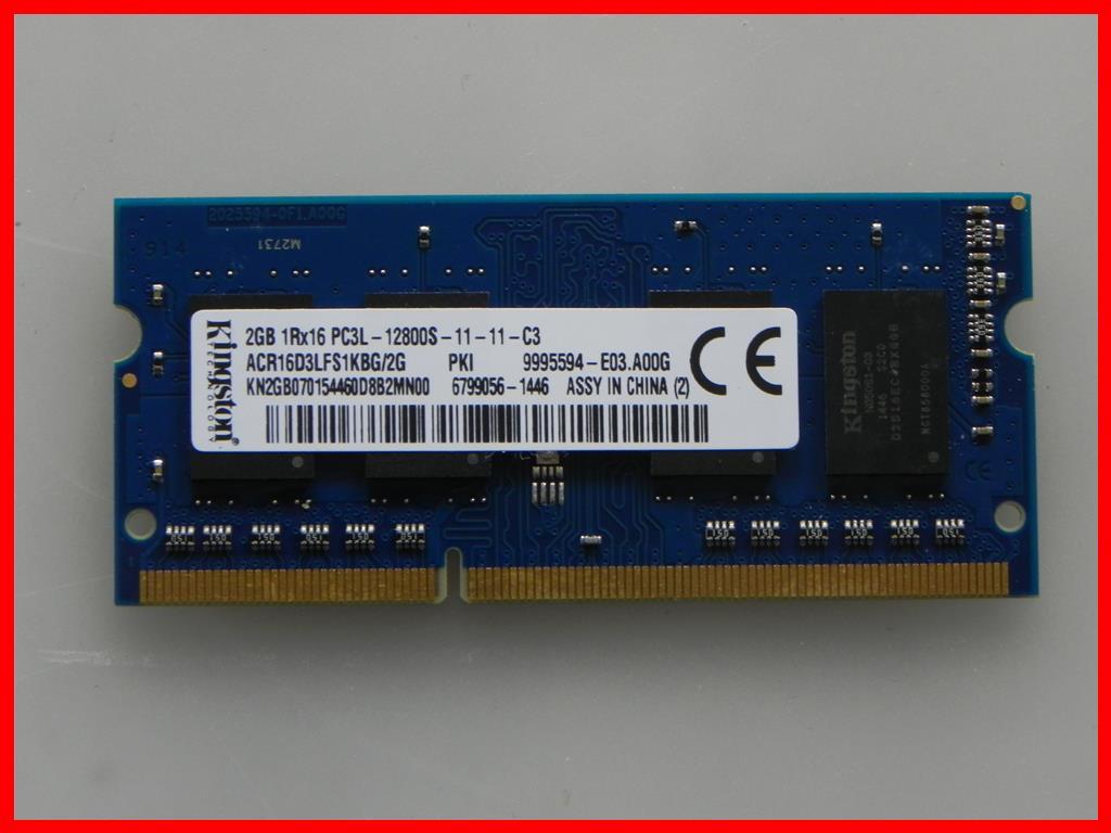 Sodimm Ddr3 Pc3l 2gb Оперативная Память Kingston Pc3l 12800 2gb 1rx16