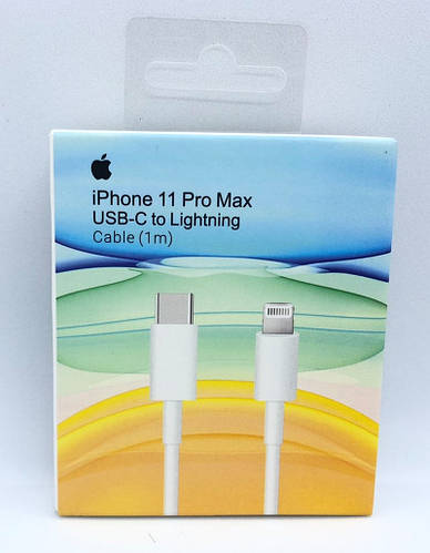 Кабель для iPhone 11 Pro Max Type-C 1м зарядка и передача данных ...
