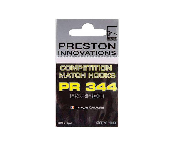 Купить Крючки Preston Competition Match Hooks 344 №10, цена 54.90 ...