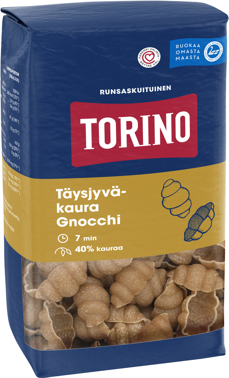 Макароны Цельнозерновые Gnocchi TORINO 400г, (10шт/ящ) — Купить ...