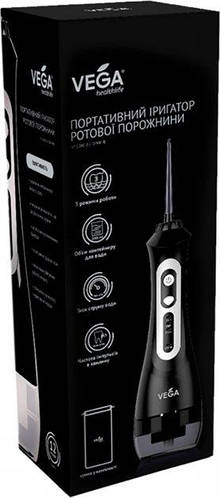 Портативний іригатор Vega VT-1000 black гарантія 1 рік, ціна 950 грн — Prom.ua (ID#1606031758)