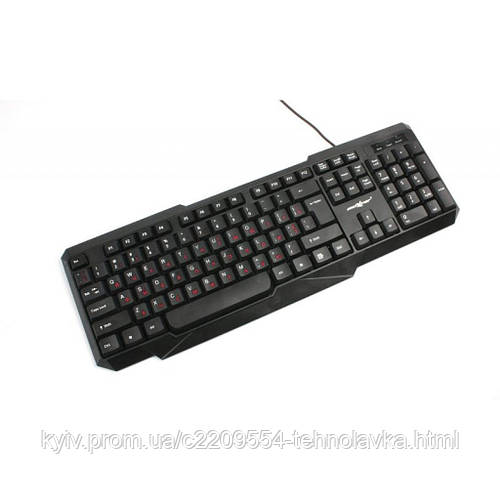 Клавиатура Maxxter KB-211-U Ukr Black USB, цена 255 грн - Prom.ua (ID#1384334495)