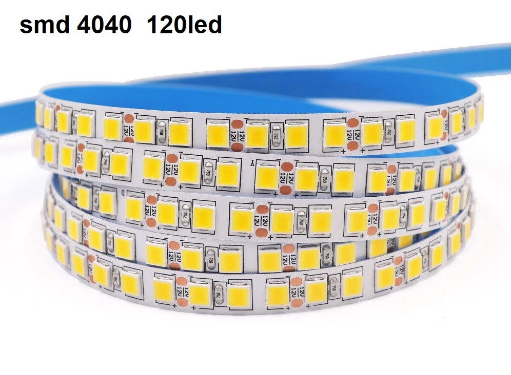Світлодіодна стрічка LEDTech smd 4040 120led/м 12v ip20 нейтральний ...