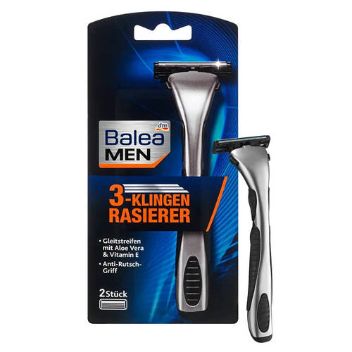 Станок для гоління Balea Men Rasierer 3 Klingen з 3 лезами, ціна 200 ...