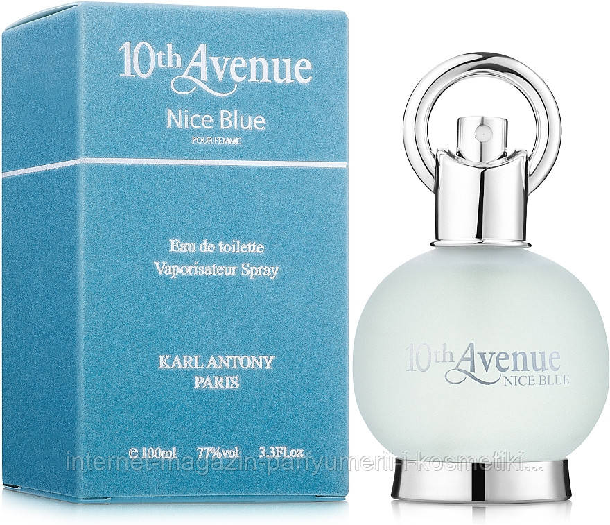 Туалетная Вода для Женщин 10th NICE BLUE Women 100ml — Купить Недорого ...