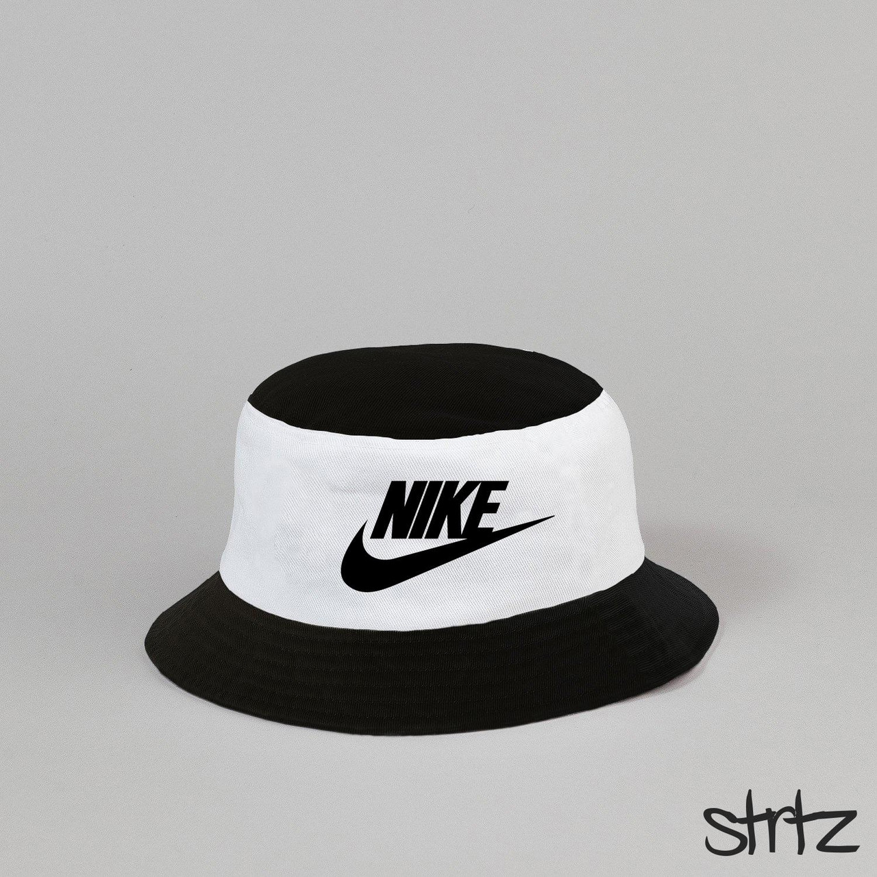 Купить Черно-Белая Панама Nike | Панамка Найк В Черно-Белом Цвете, цена ...