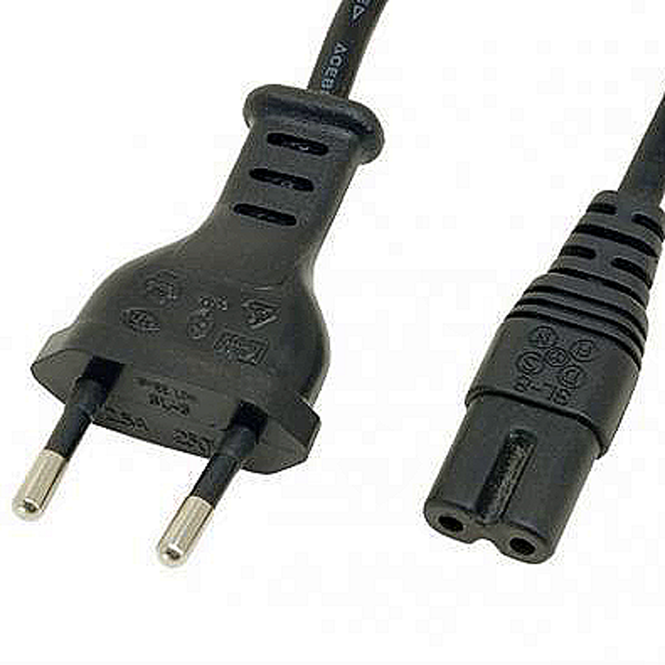 Сетевой кабель питания шнур восьмерка 220V 2 PIN IEC C7 для радио ...