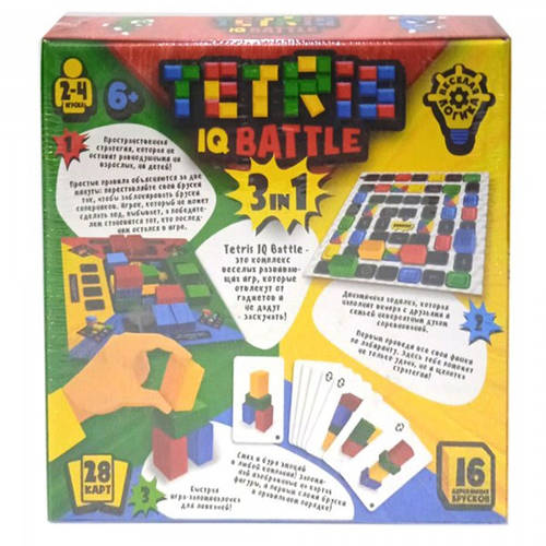 Купити Настольная игра "Tetris IQ battle 3 in 1" арт. G-TIB-02 | Данко ...