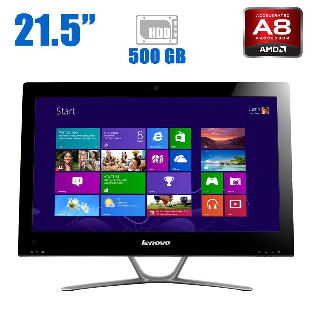 Моноблок Lenovo C455 All-in-One/21.5"/AMD A8-6410 4 ядра 2.0-2.4GHz/4GB ...