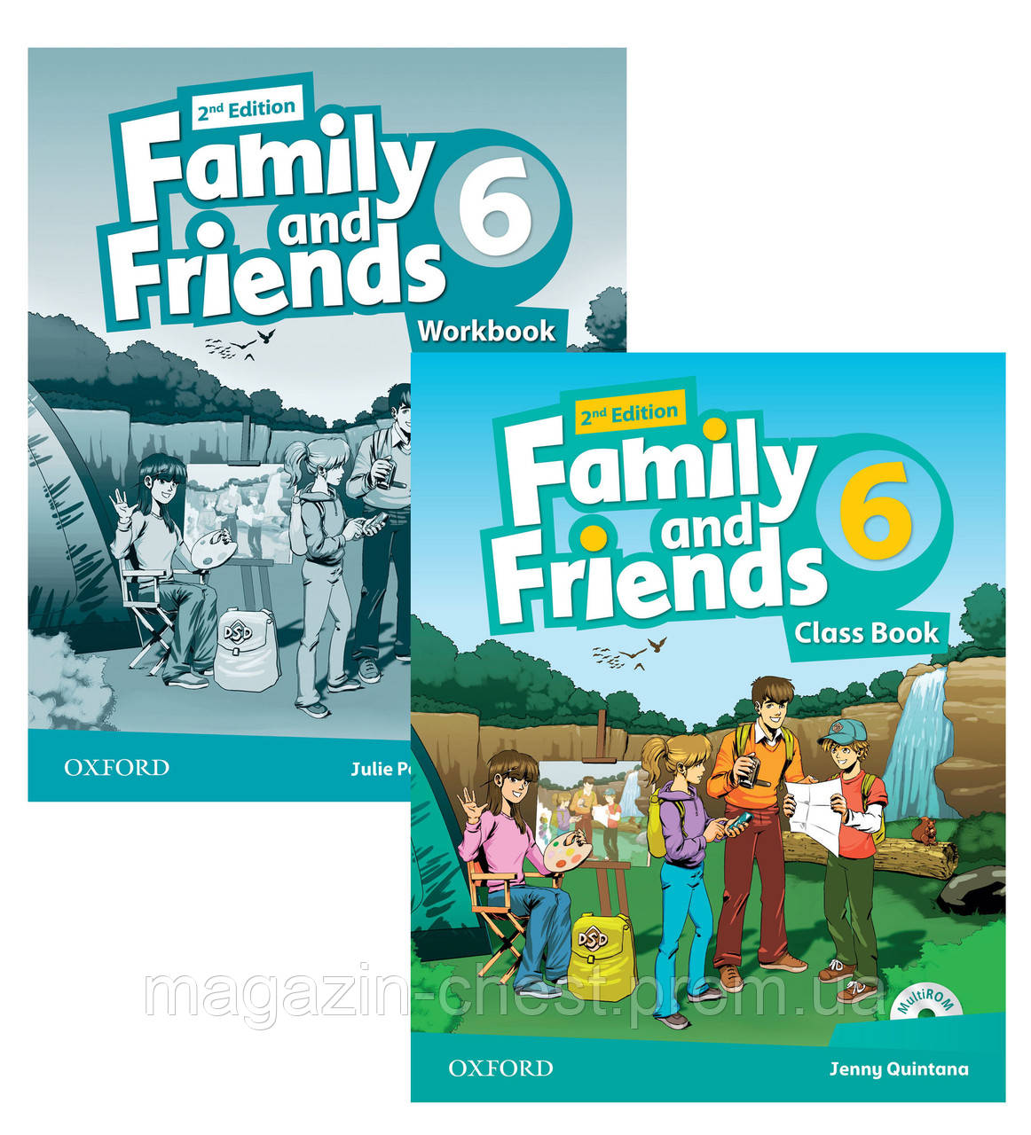 Family and Friends 6 комплект Class Book + Workbook (2nd edition) (ID ...
