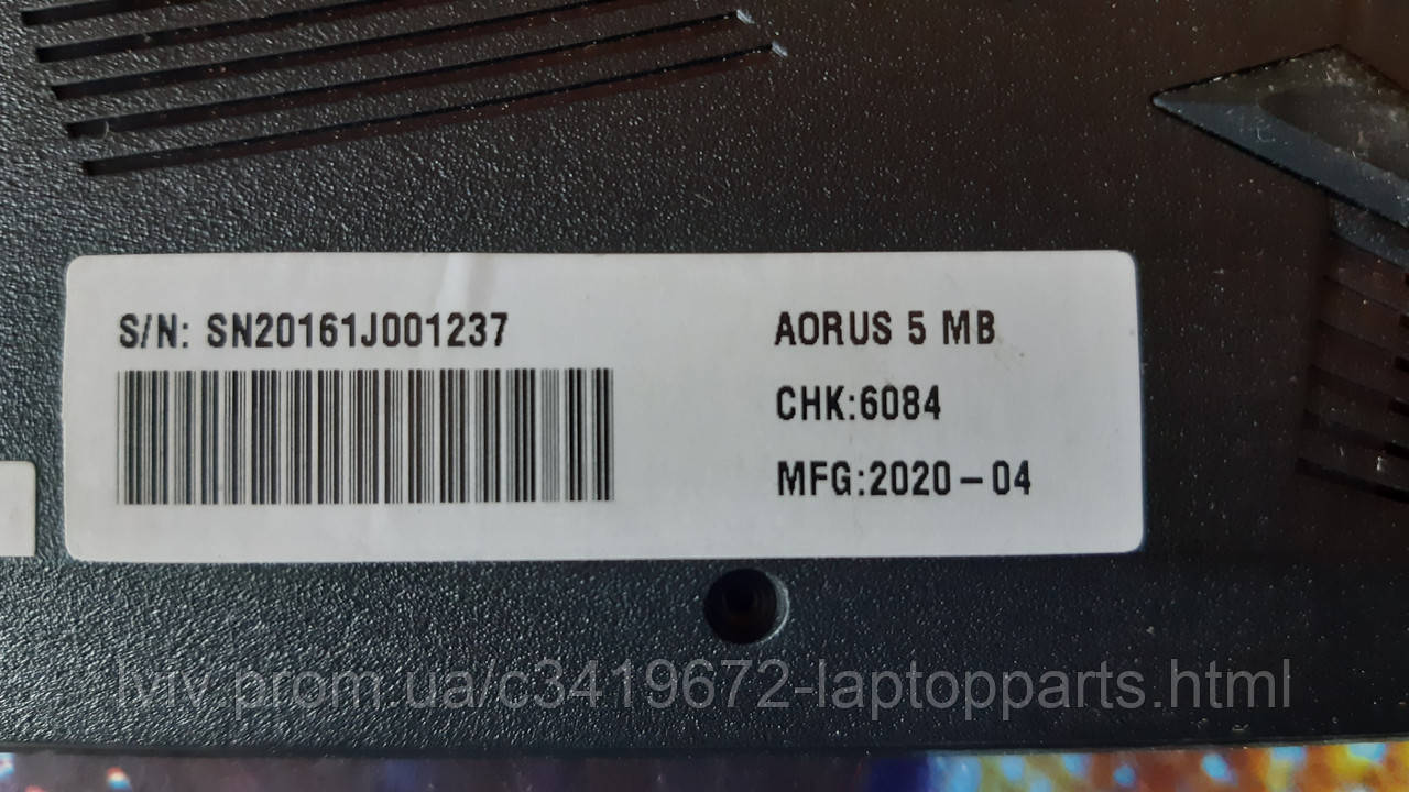 Купить Gigabyte AORUS 5 MB MODEL RC45 розбирання по запчастинах, цена ...