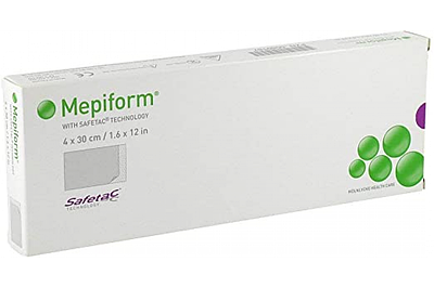Мепиформ (Mepiform) 4х30см силіконовий пластир для лікування рубців ...