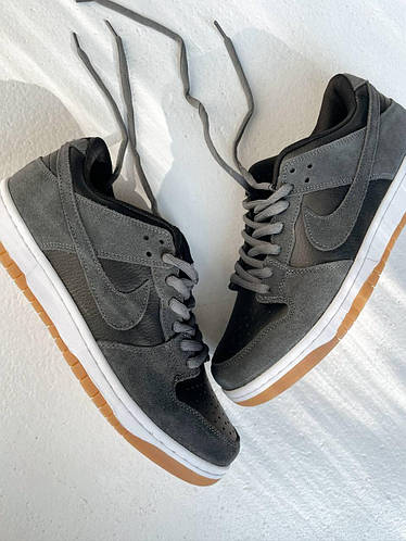Купить Nike SB Dunk Low Pro Grey Black, цена 1650 ₴ — Prom.ua (ID ...