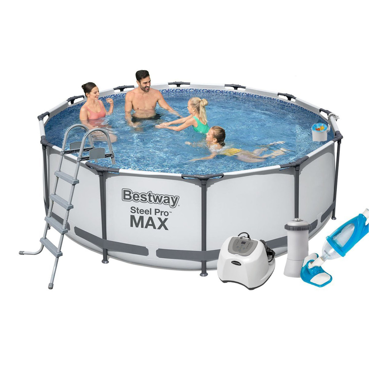 Каркасный Бассейн Bestway 56420 - 7, 366 Х 122 См (4 Г/ч, 3 785 Л/ч ...
