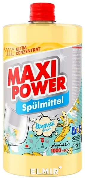 Купити MAXI POWER Засіб д/миття дитячого посуду 1л, ціна 124.18 ...