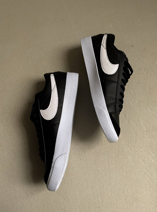 Мужские кроссовки Nike Blazer low Black Кеды Сникерсы Найк Блейзер ...