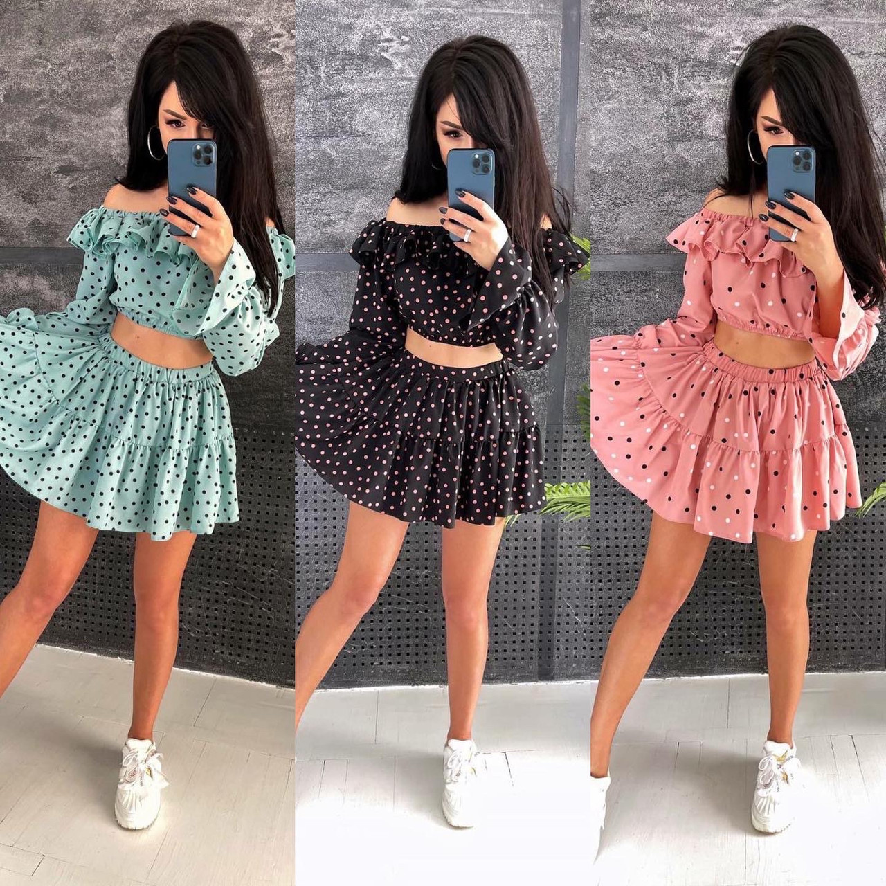 Женский костюм юбка и топ (ID#1609597778), цена: 575 ₴, купить на Prom.ua