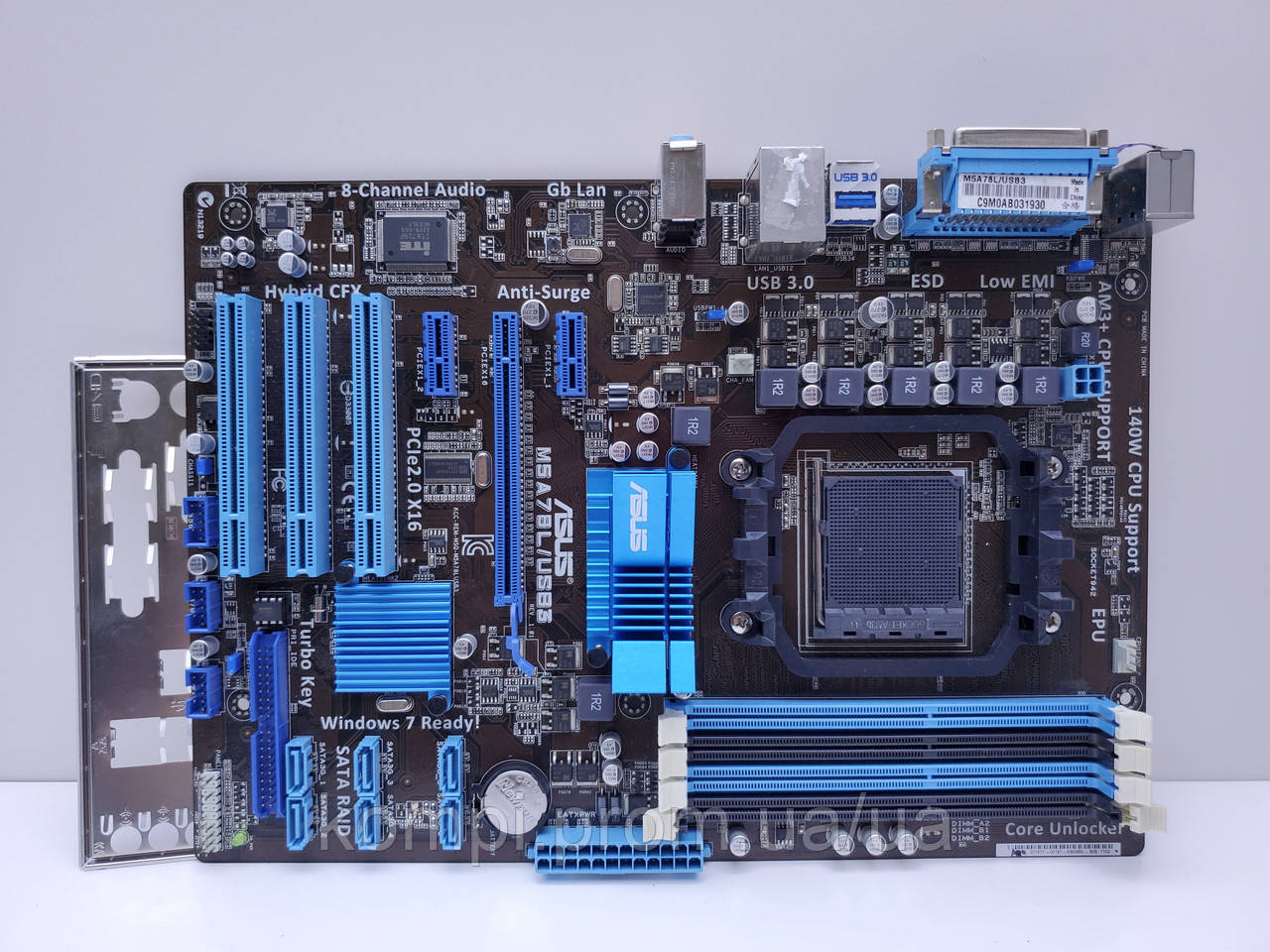 Купити Материнская плата Asus M5A78L/USB3 AM3+ FX DDR3, ціна 1390 грн ...