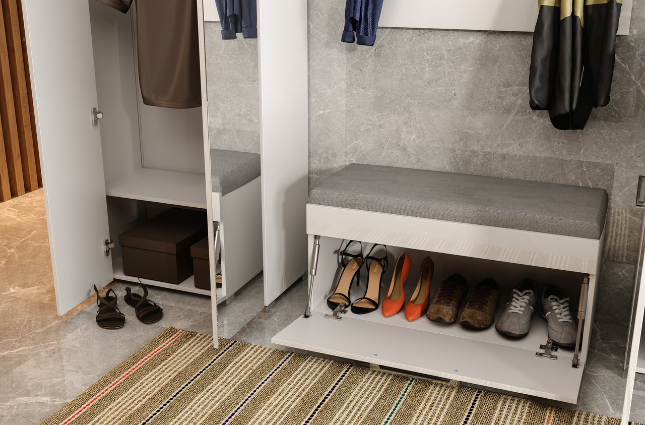 Передпокій Amanda Миро-Марк 255 см Глянець Білий (ID#1610735463), ціна ...