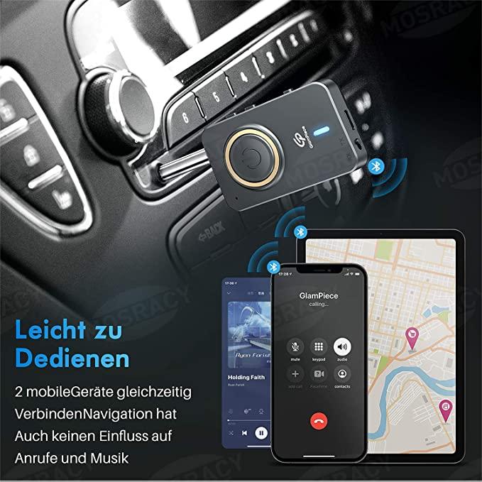 Adapter 5.0 Bluetooth-передавач-приймач 2-в-1, бездротовий Bluetooth ...