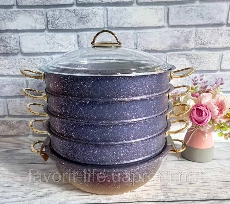 Мантоварка-пароварка с Антипригарным Покрытием O.M.S. Collection 6091 C ...