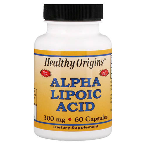 Альфа Липоевая Кислота 300мг Healthy Origins 60 капсул, цена 484 грн ...