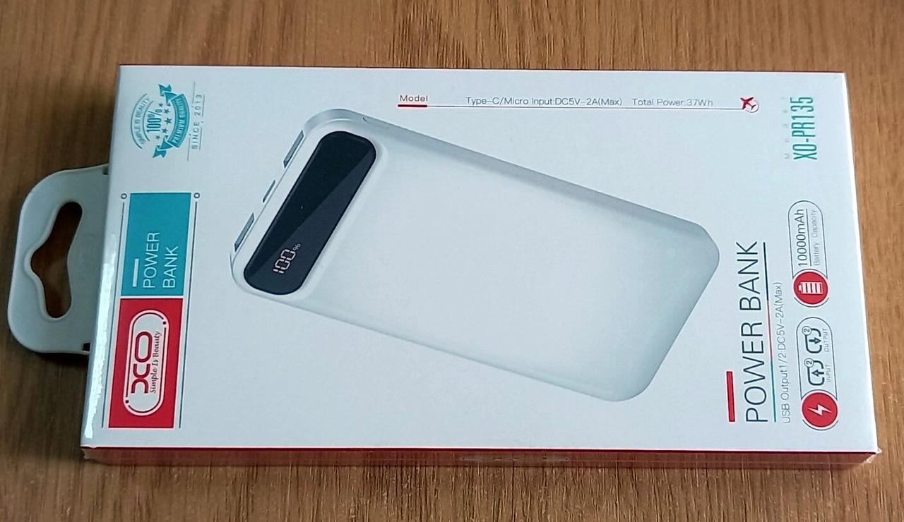 Повербанк Power Bank XO PR135-DM 10000 мАг, купити на Prom.ua