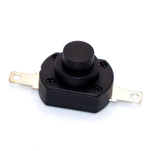 Кнопка для фонарика KAN-9, с фиксацией, 2pin, т. 3, 6A (ID#1648433294 ...