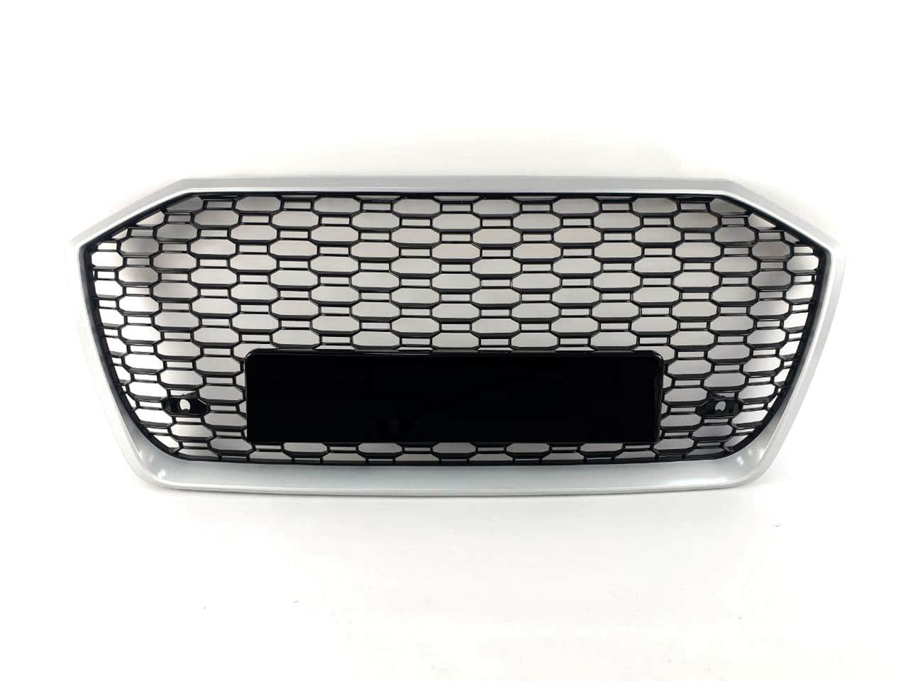 Решітка радіатора в стилі RS на Audi A6 C8 2018-2021 року ( Чорна з ...