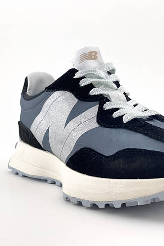 Кроссовки New Balance 327 Arrive Dance женские, черные с серым и белым ...