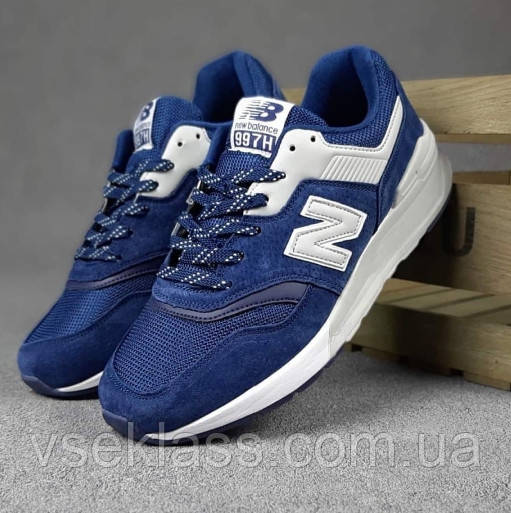 Купить Кроссовки летние мужские New Balance Dark Blue 997 H Нью Баланс ...