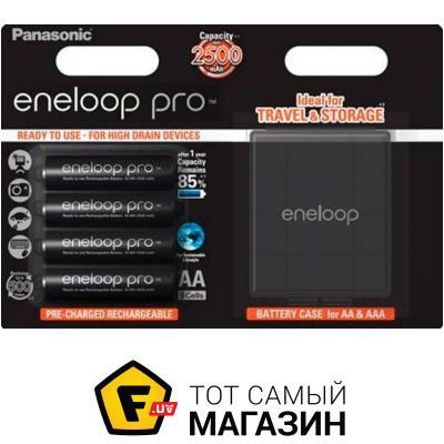 Аккумулятор Panasonic Eneloop Pro AA 2500мАч 4BP+Case (BK-3HCDEC4BE ...