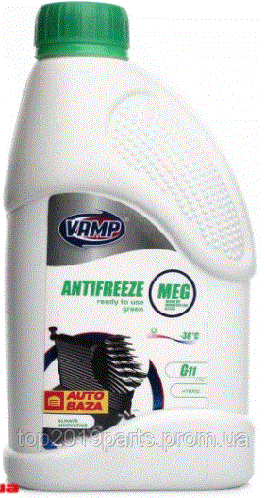 Купити Антифриз VAMP G11 MEG зелений -38C 1л, ціна 120 ₴ - Prom.ua (ID ...