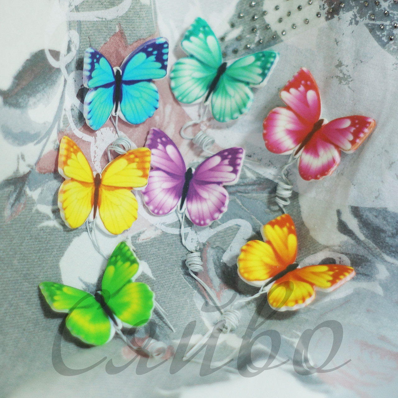 Фигурки Из Сахарной Пасты Кондитер Декор Съедобные для Детей Бабочки ...