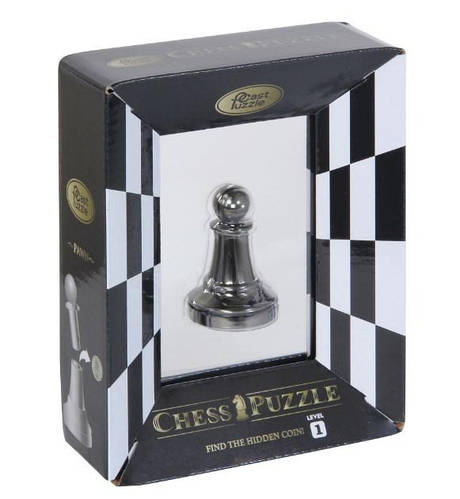 Металлическая головоломка Пешка Pawn Chess Puzzles black (ID#1400558846 ...