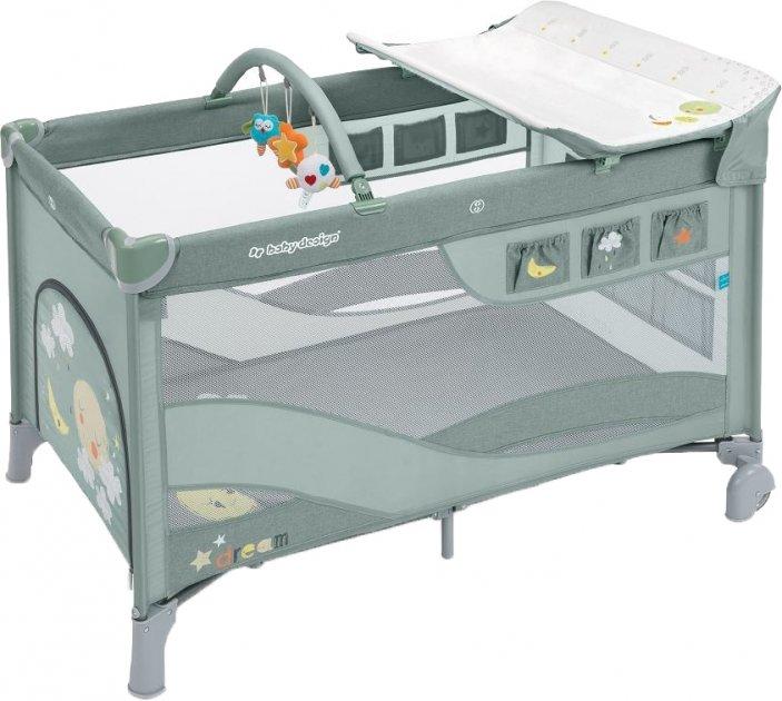 Манеж-кроватка Baby Design Dream 04 Green (292675) — Купить Недорого на ...