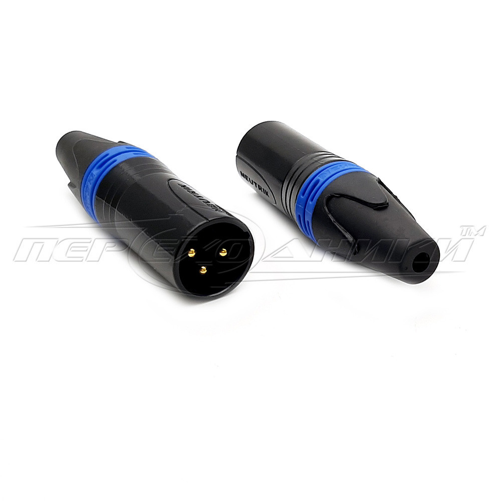 Купить Разъем HQ штекер XLR (Canon) 3 pin на кабель(высокое качество ...