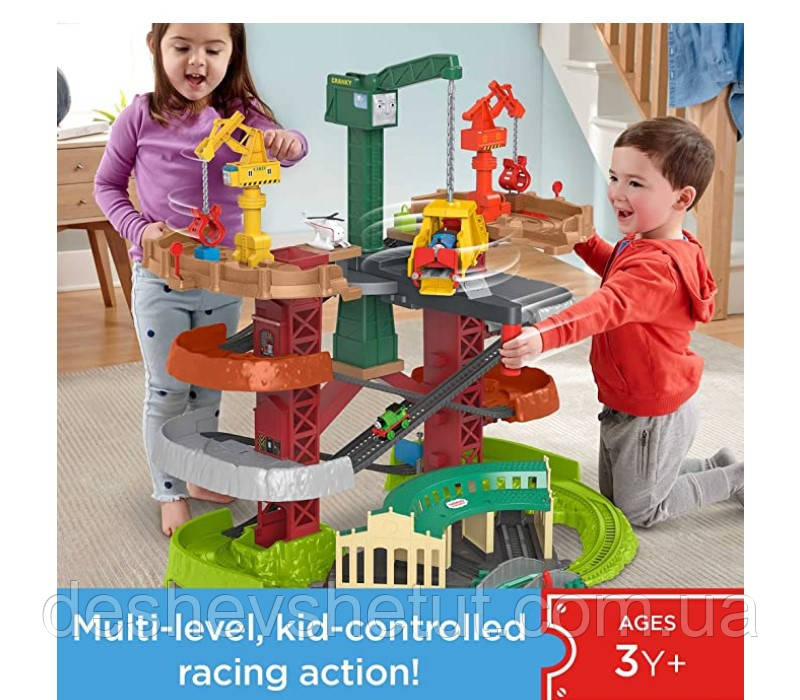 Купити Thomas & Friends Trains & Cranes Super Tower GXH09 Fisher-Price ...