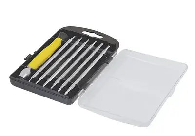 Отвёртка прецизионная MASTERTOOL в кейсе + 6 двусторонних насадок 40-0164, 7232977 - 631 (ID ...