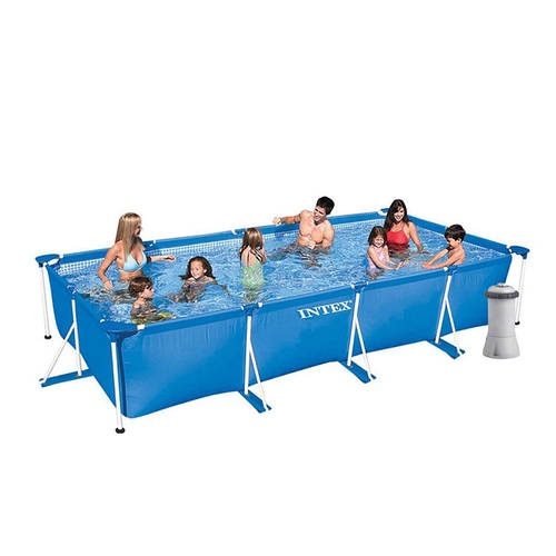 Купить Каркасный бассейн Intex 28274, 450х220х84см, фильтр насос 2006л ...