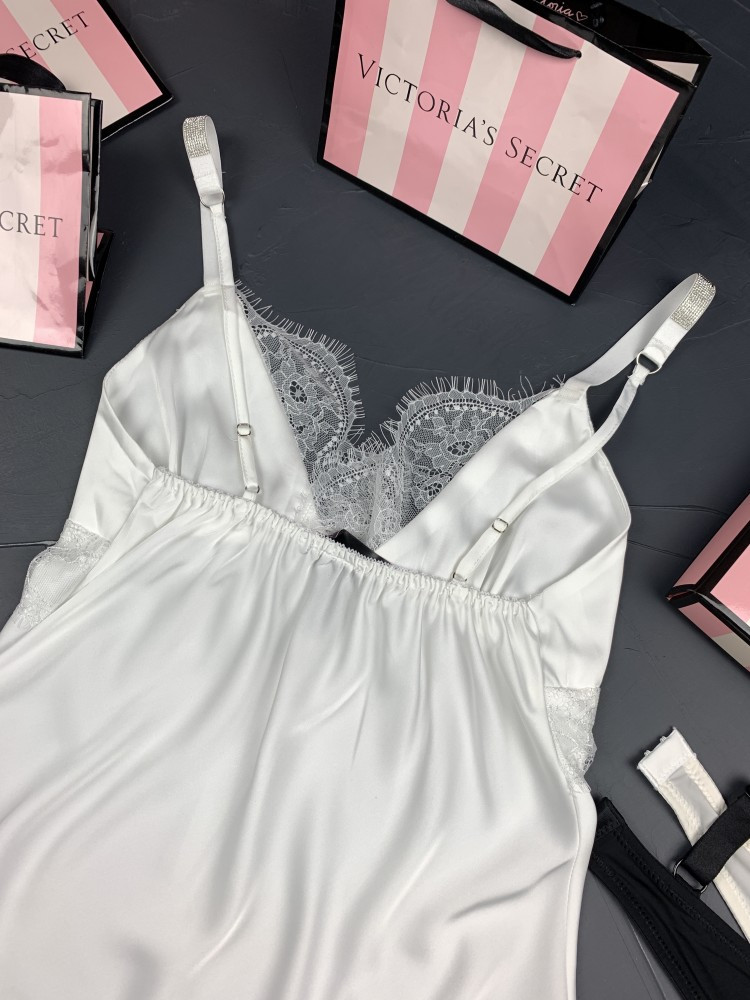 Купити Пеньюар Victorias Secret модель 2 білий ціна 640 грн Prom Ua